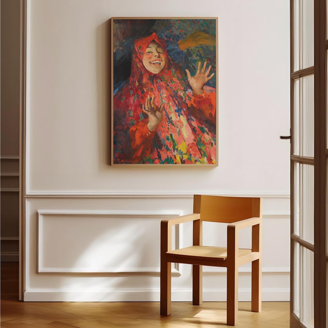 Laughing Girl Filipp Andreevich Malyavin Art Print -bold Russian ...