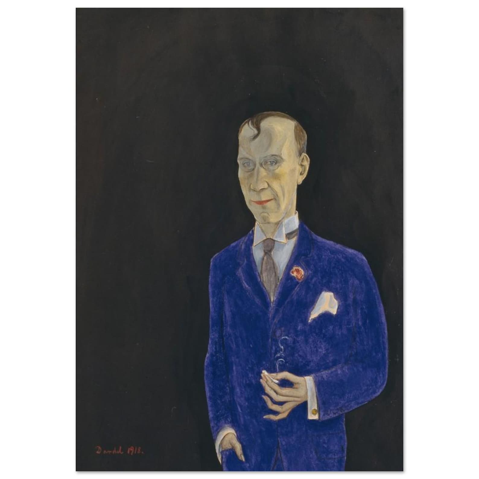 David Sprengel (1918) Nils Dardel Art Print – Captivating Modernist Art ...