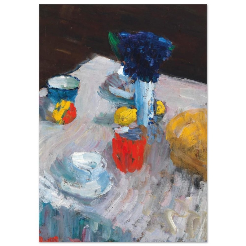 Laid Table Alexej Von Jawlensky Art Print- Expressionist Masterpiece ...