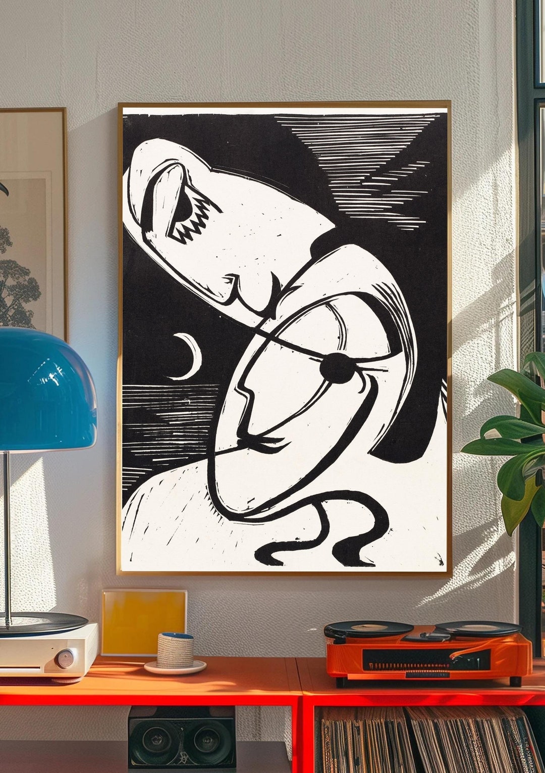 The Kiss Ernst Ludwig Kirchner Art Print -bold German Expressionist ...