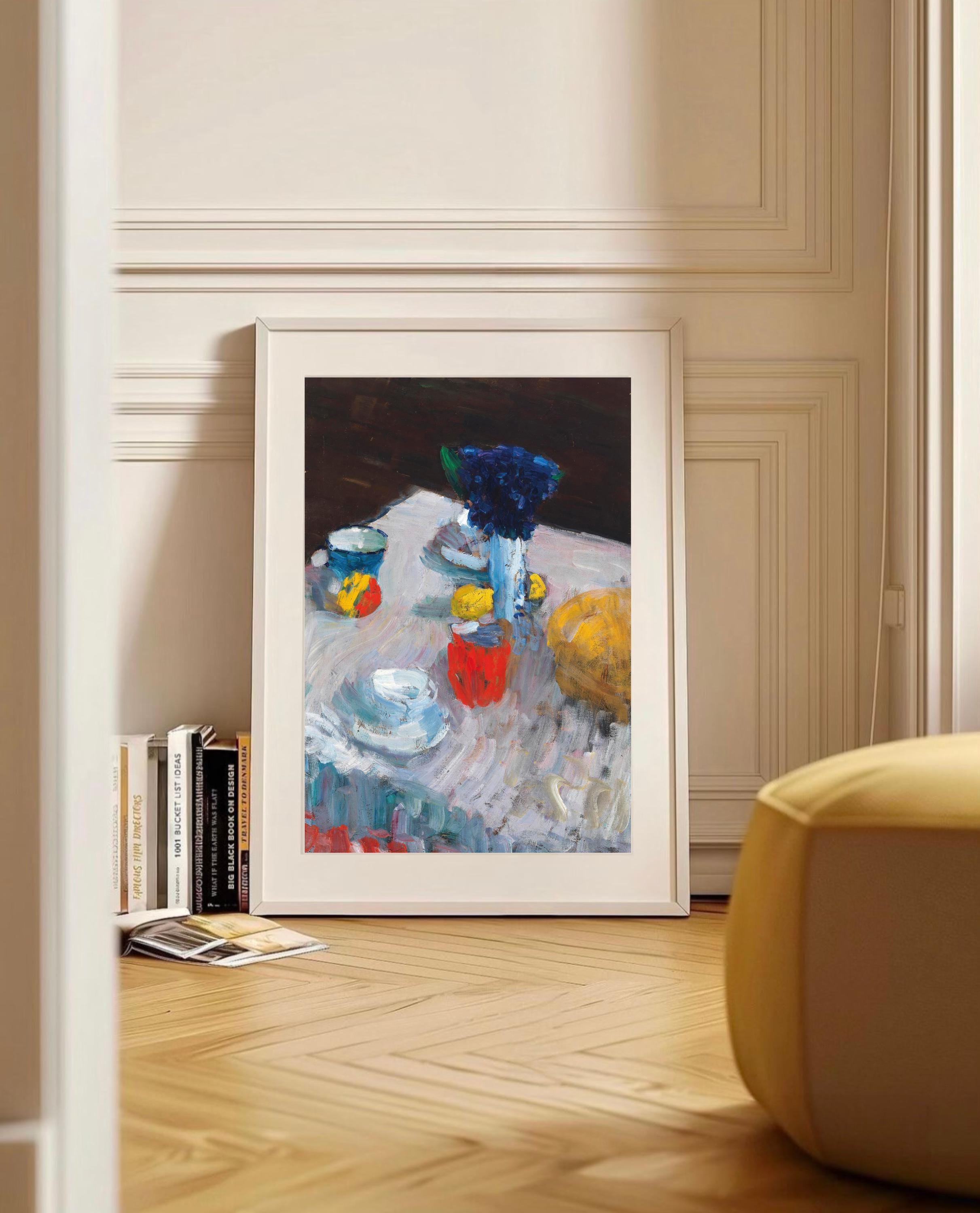 Laid Table Alexej Von Jawlensky Art Print- Expressionist Masterpiece ...