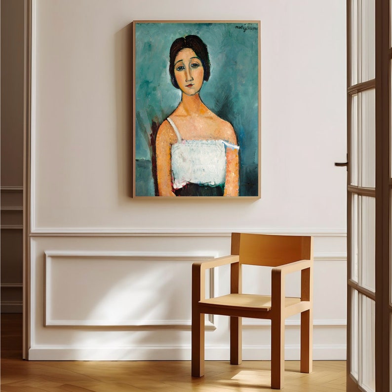 Christina by Amedeo Modigliani Print, Timeless Elegance Wall Decor ...