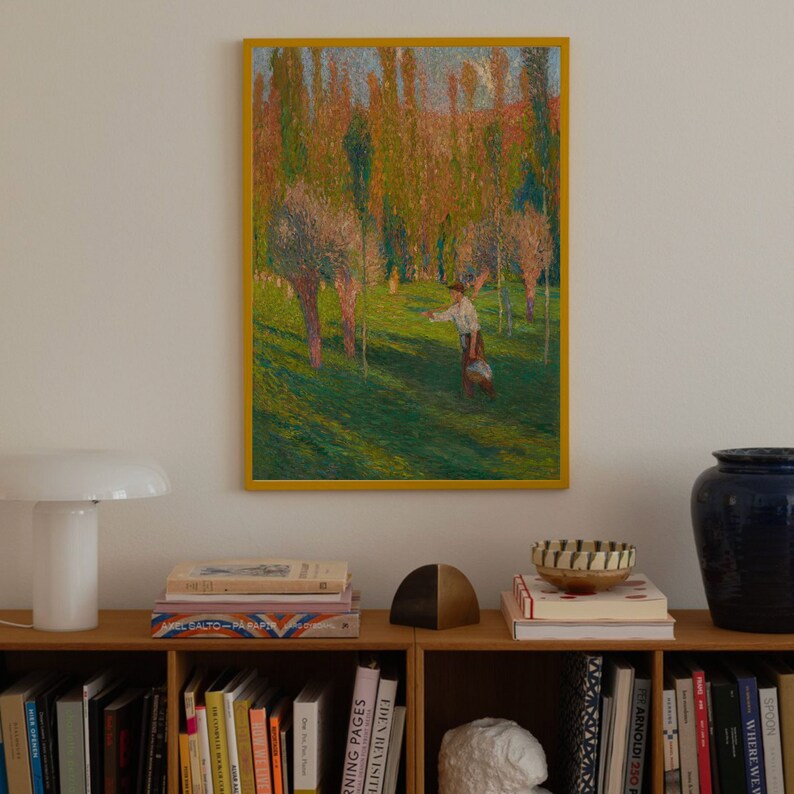 Henri Martin Le Moissonneur Print - French Impressionist Landscape Art ...