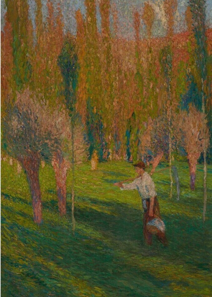 Henri Martin Le Moissonneur Print - French Impressionist Landscape Art ...