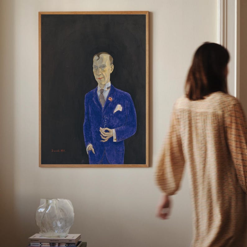 David Sprengel (1918) Nils Dardel Art Print – Captivating Modernist Art ...