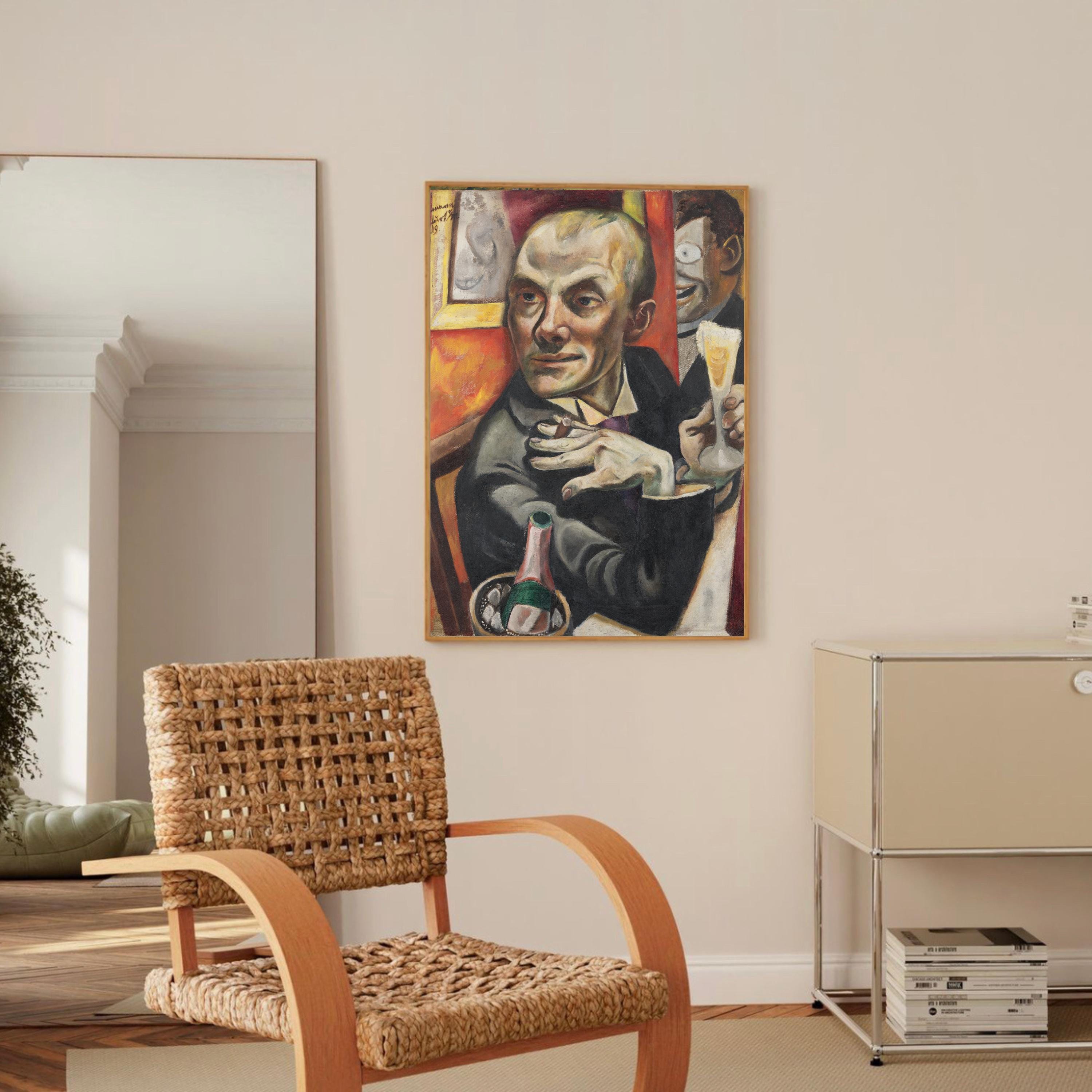 Self-portrait Max Beckmann Art Print -bold German Expressionist ...