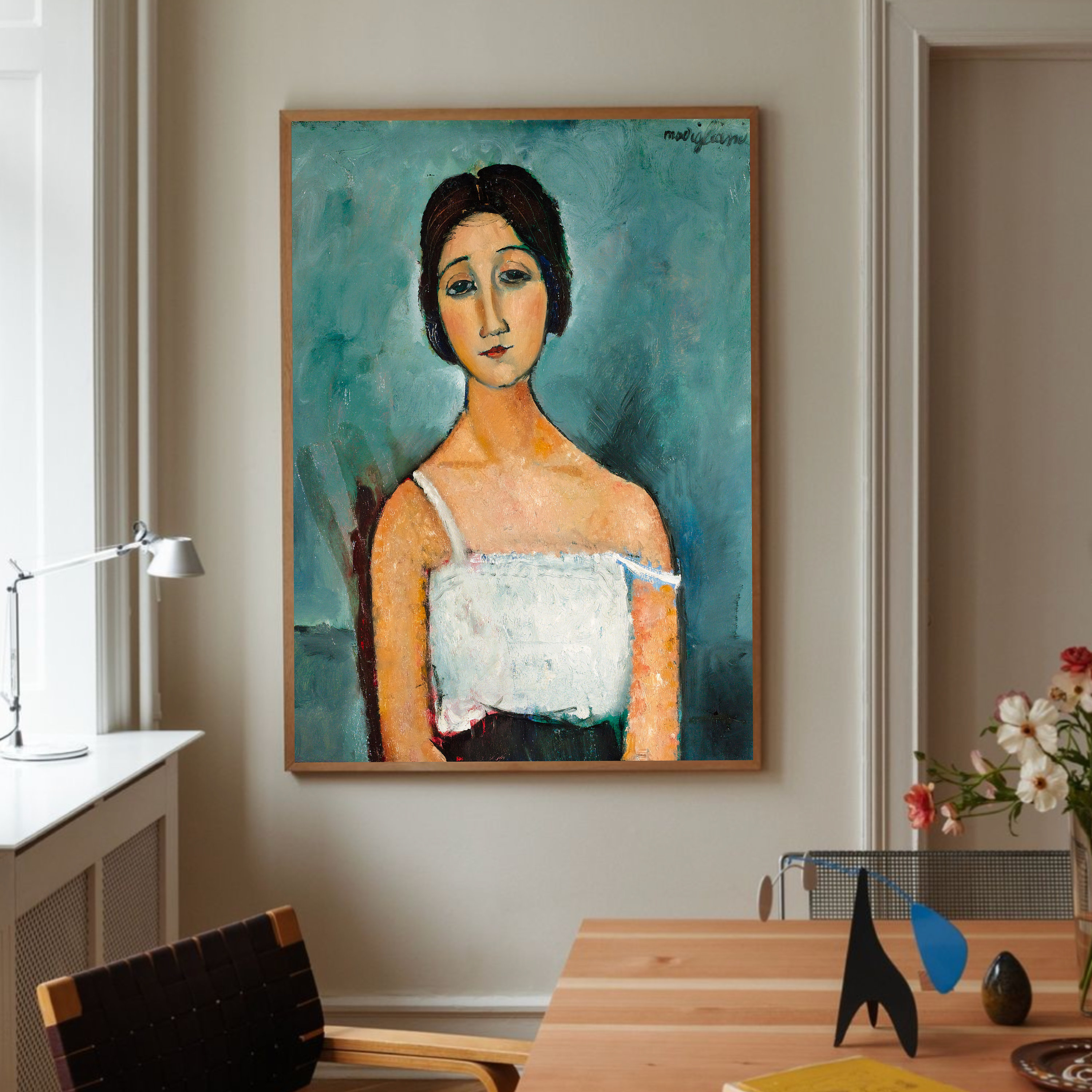 Christina by Amedeo Modigliani Print, Timeless Elegance Wall Decor ...