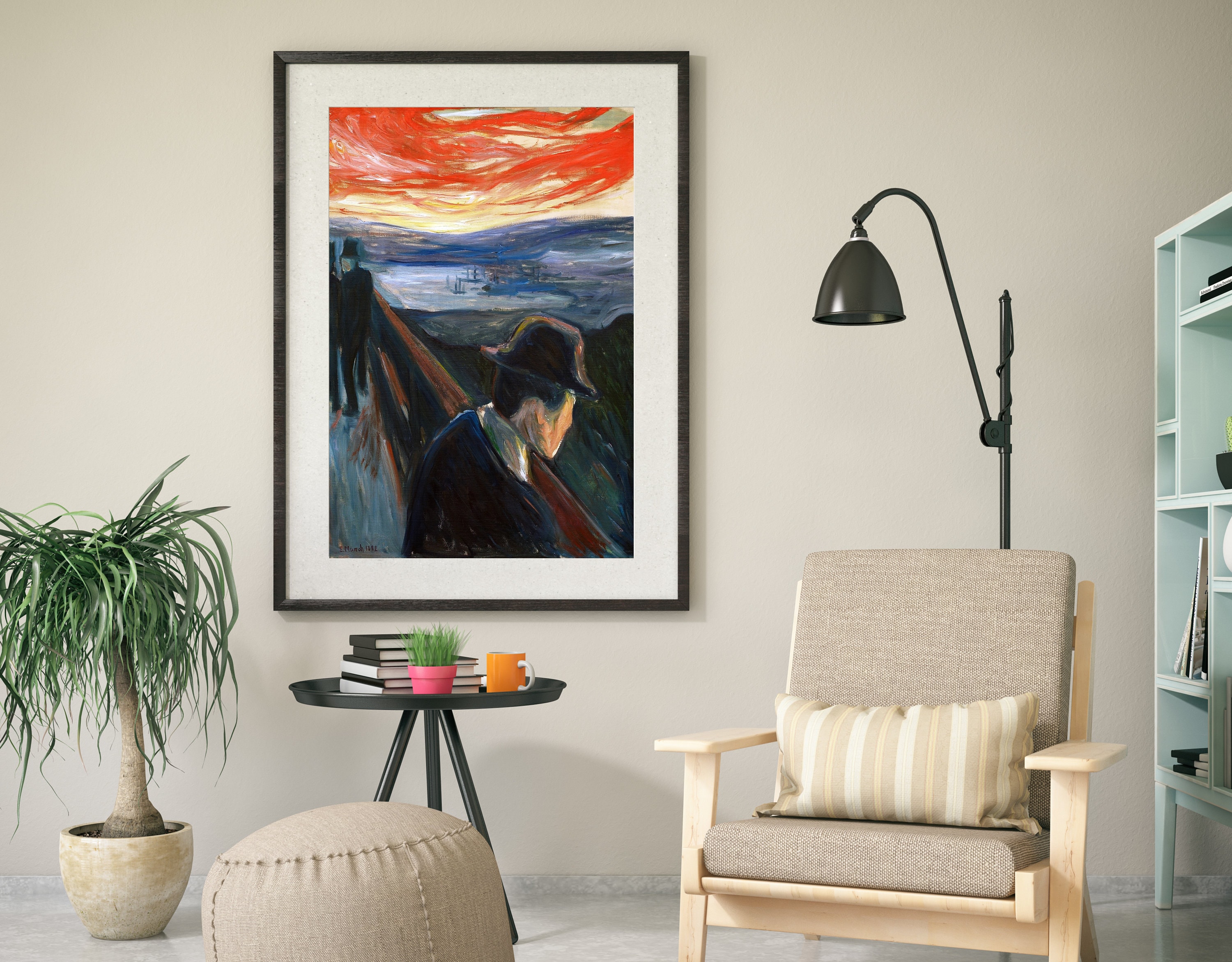 Edvard Munch's Despair, Edvard Munch Print, Classic Art Print, 19th ...