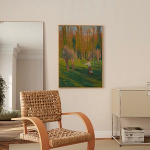 Henri Martin Le Moissonneur Print - French Impressionist Landscape Art ...
