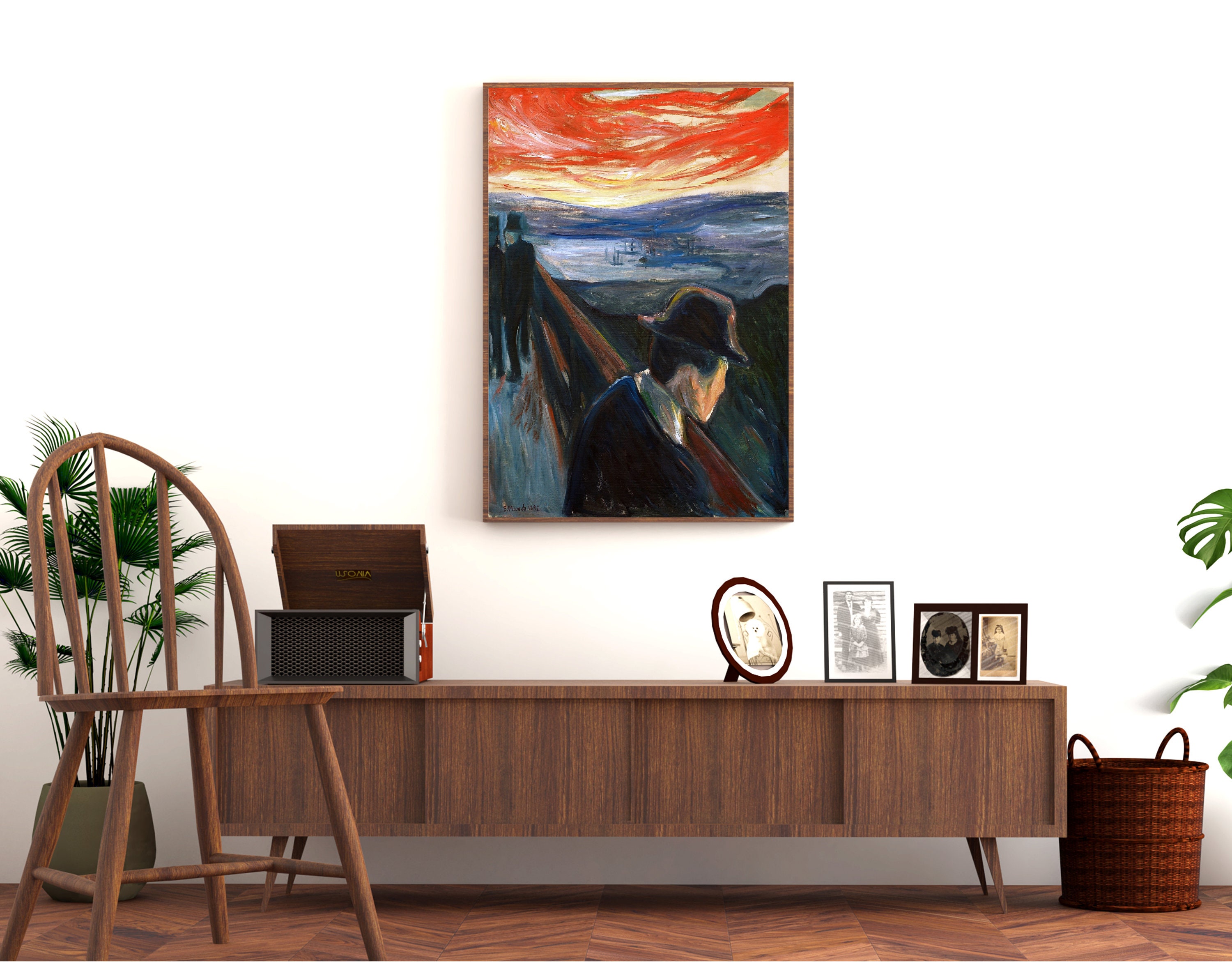 Edvard Munch's Despair, Edvard Munch Print, Classic Art Print, 19th ...