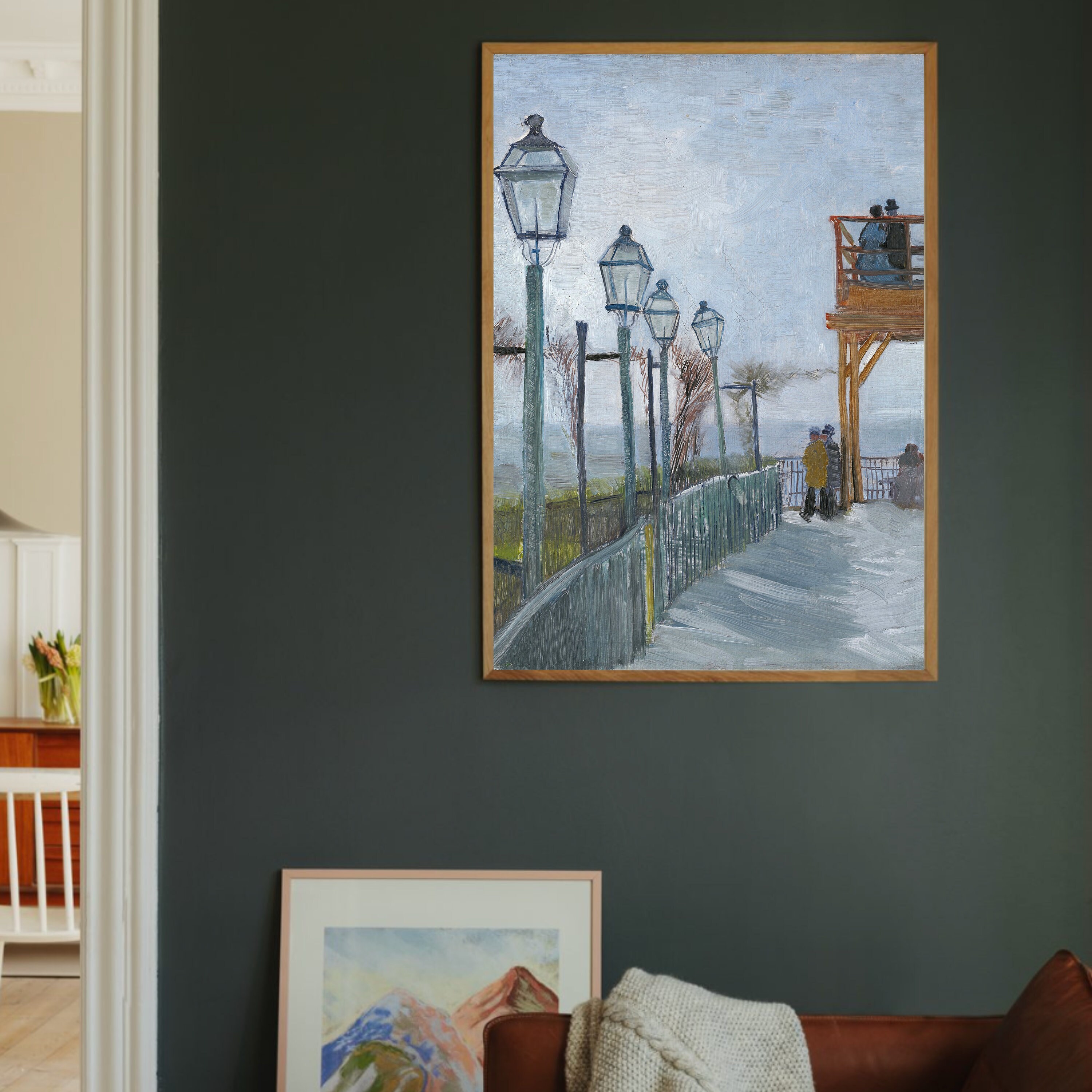 Terrace at Moulin De Blute-fin Van Gogh Print -masterpiece Reproduction ...