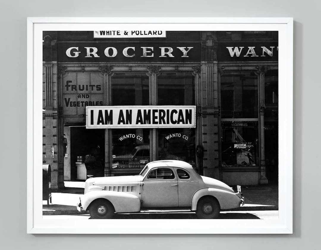 Vintage Patriotism: "i Am an American" Photography Print -patriotic USA ...