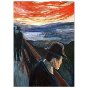 Edvard Munch's Despair, Edvard Munch Print, Classic Art Print, 19th ...