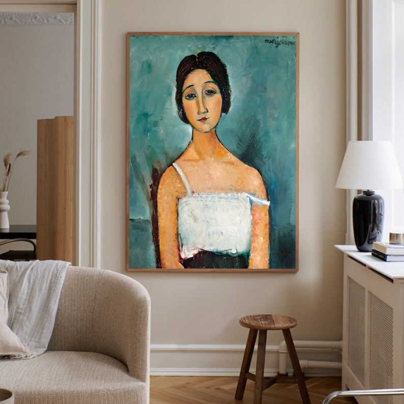 Christina by Amedeo Modigliani Print, Timeless Elegance Wall Decor ...