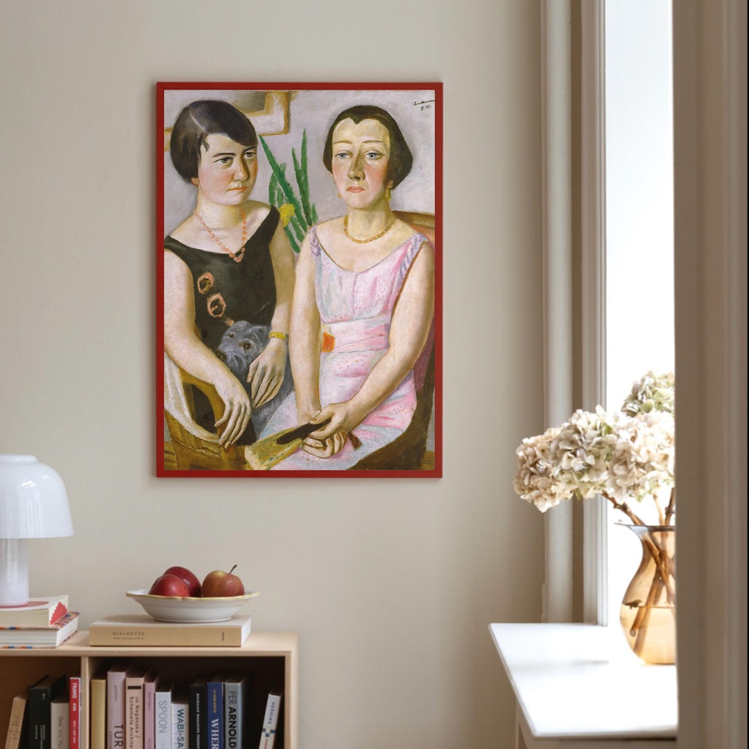 Double Portrait (1923) Max Beckmann Art Print -bold German ...