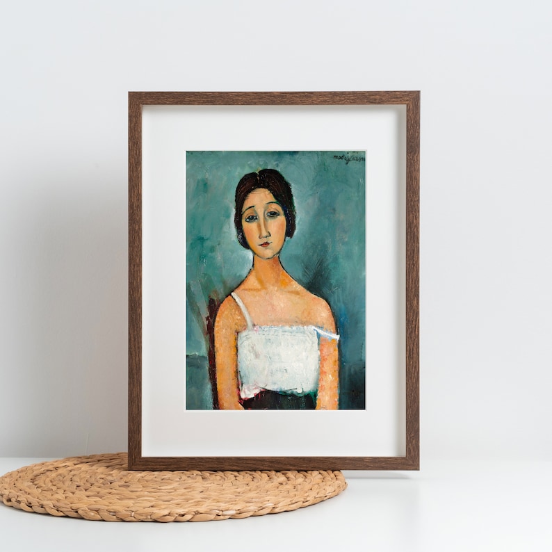 Christina by Amedeo Modigliani Print, Timeless Elegance Wall Decor ...