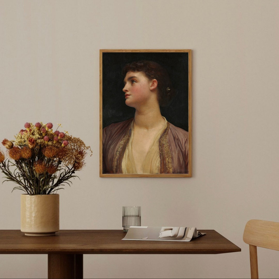 Lucia Frederic Leighton Painting Print| Timeless Victorian Art| Classic ...
