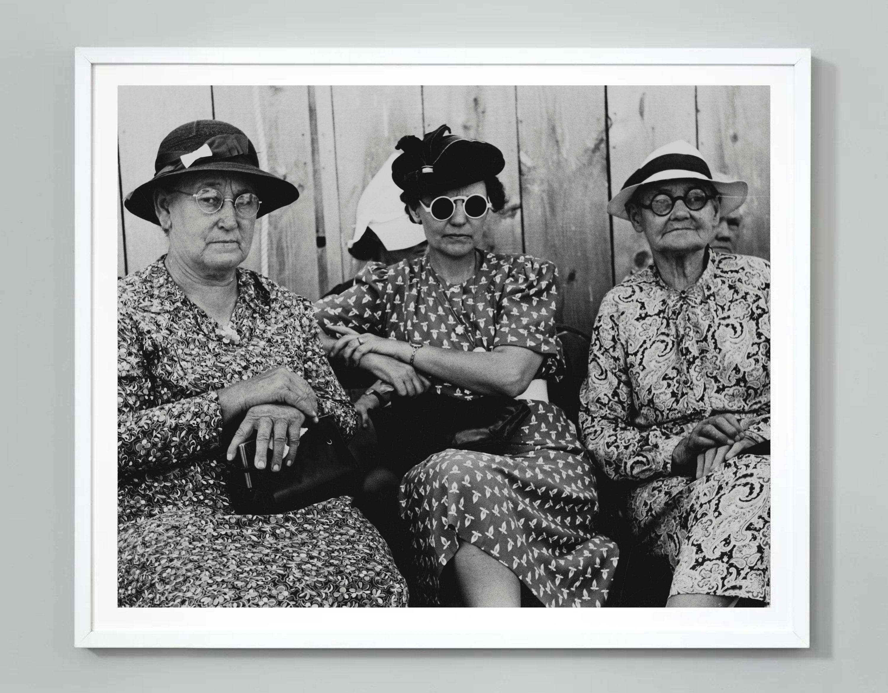 Cool Three Grannies in Glasses Vintage Photography Print - Quirky Retro ...
