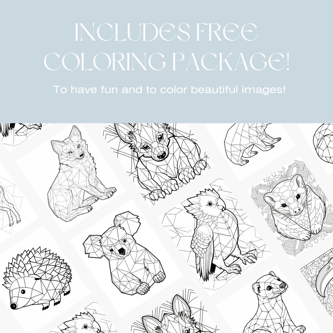 16 Animals Flashcards + Free Coloring Package | Printable Animals ...
