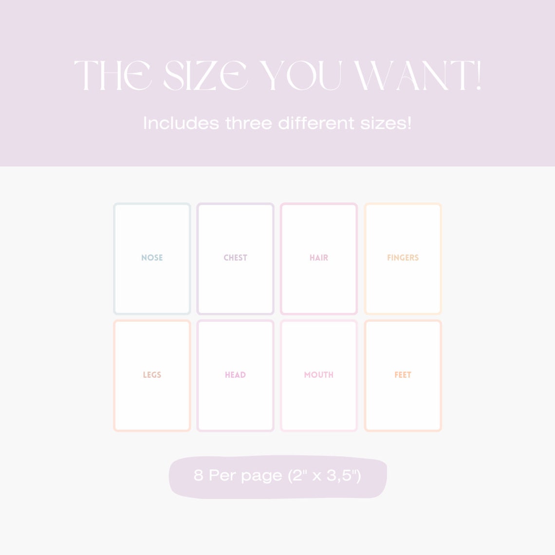 16 Body Parts Flashcards + Free Coloring Package | Body Part Flashcards ...