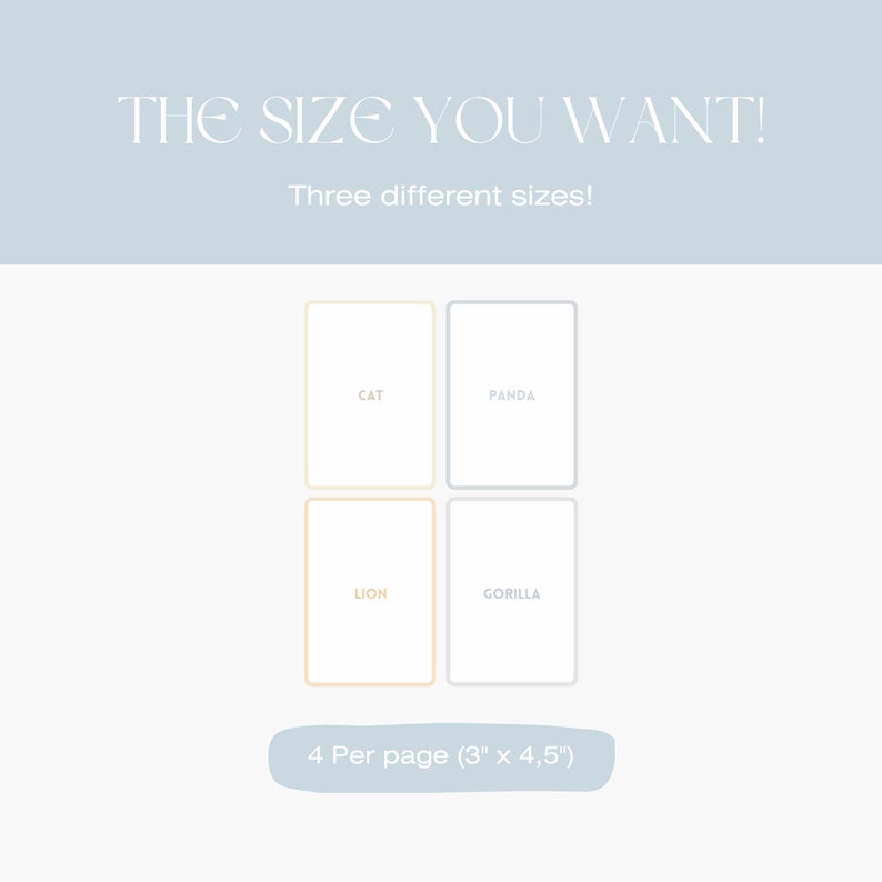 16 Animals Flashcards + Free Coloring Package | Printable Animals ...