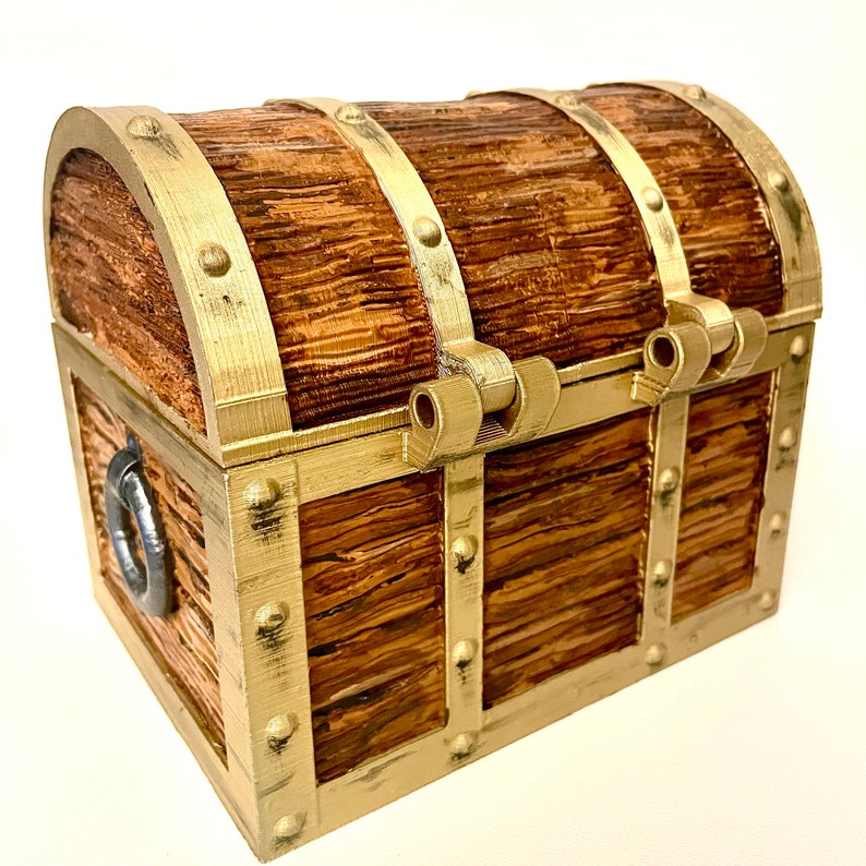 Treasure Chest Deckbox STL File - Etsy