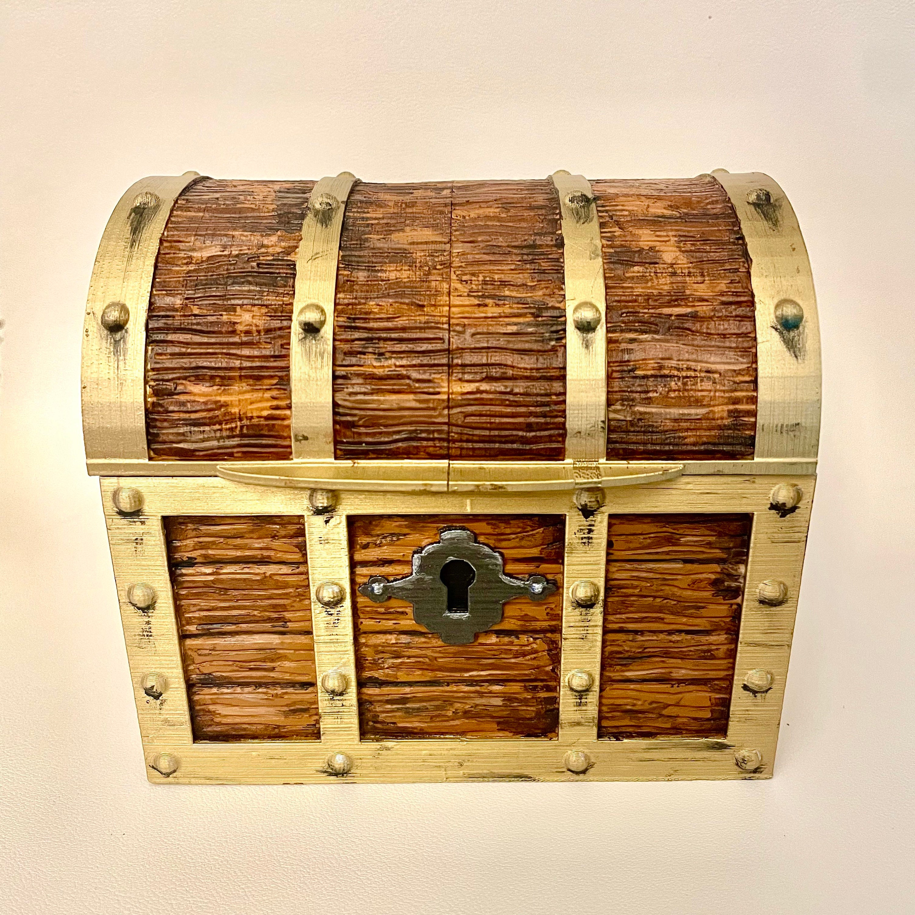 Treasure Chest Deckbox STL File - Etsy