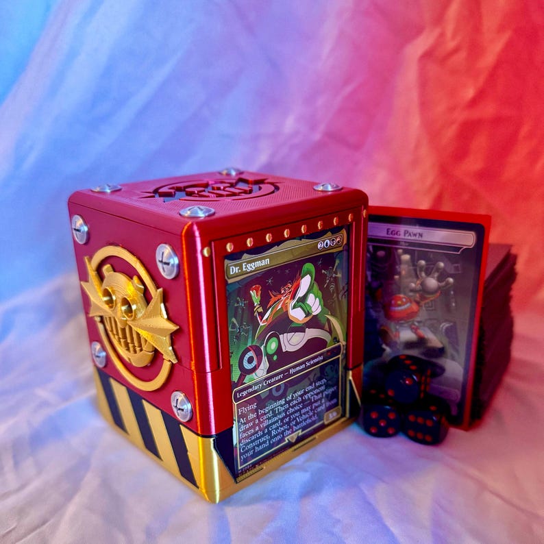 3D File - Eggman "death Egg" TCG Deckbox (not Physical Deckbox) - Etsy