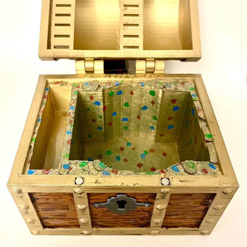 Treasure Chest Deckbox STL File - Etsy