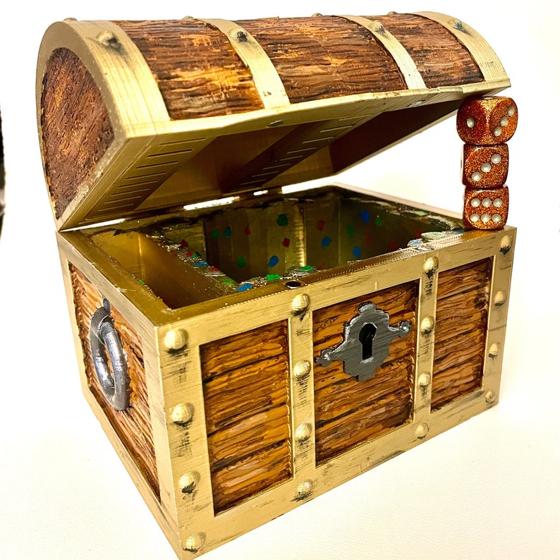 Treasure Chest Deckbox STL File - Etsy
