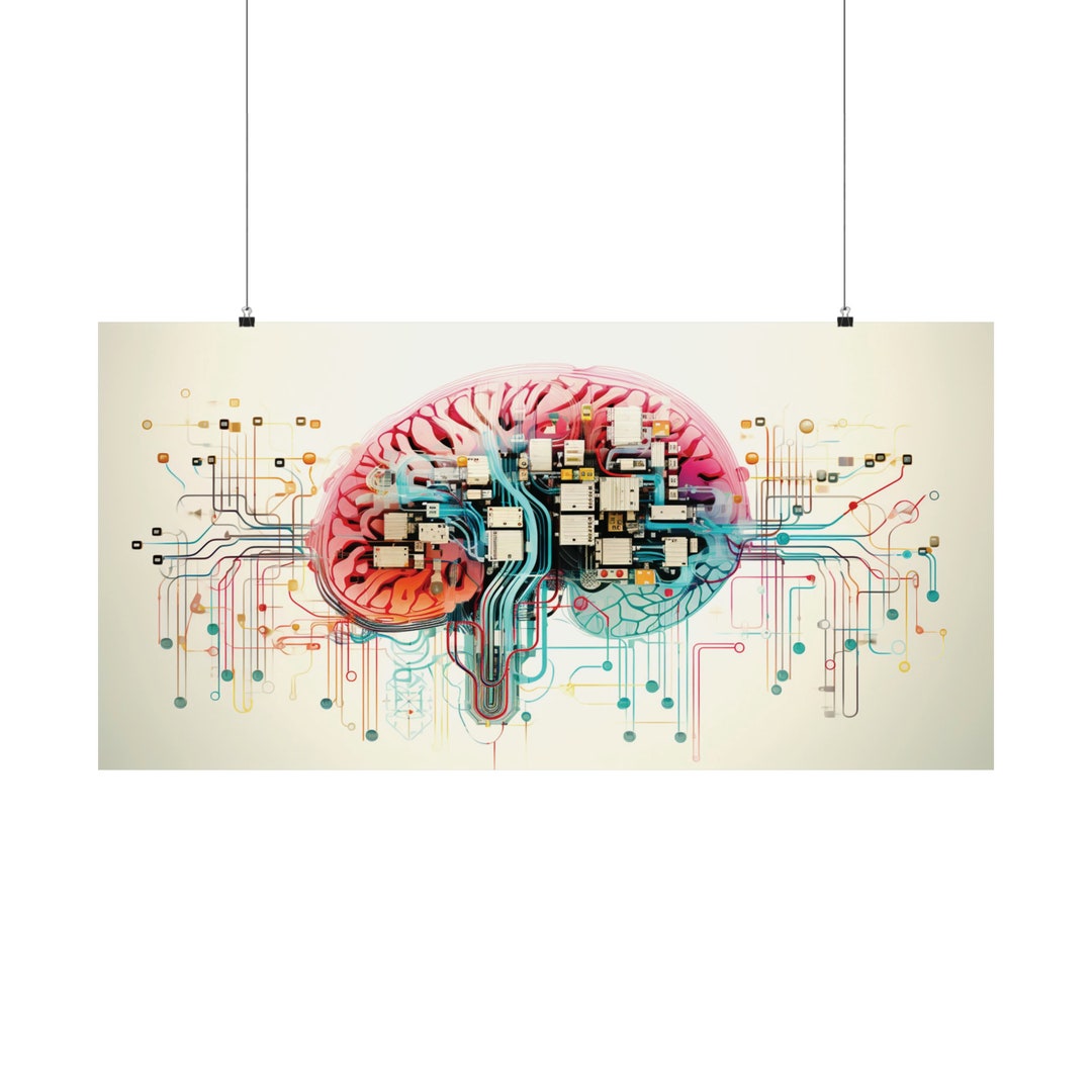 Poster Art, Neurocircuitry, Educational Inspiration, Colorful Techno ...