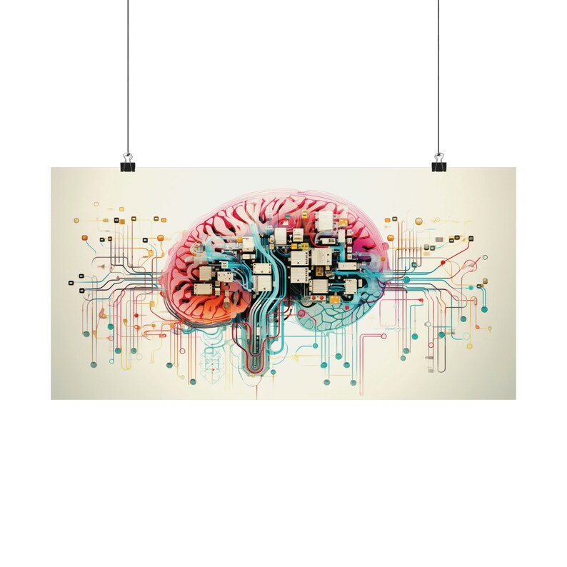 Poster Art, Neurocircuitry, Educational Inspiration, Colorful Techno ...