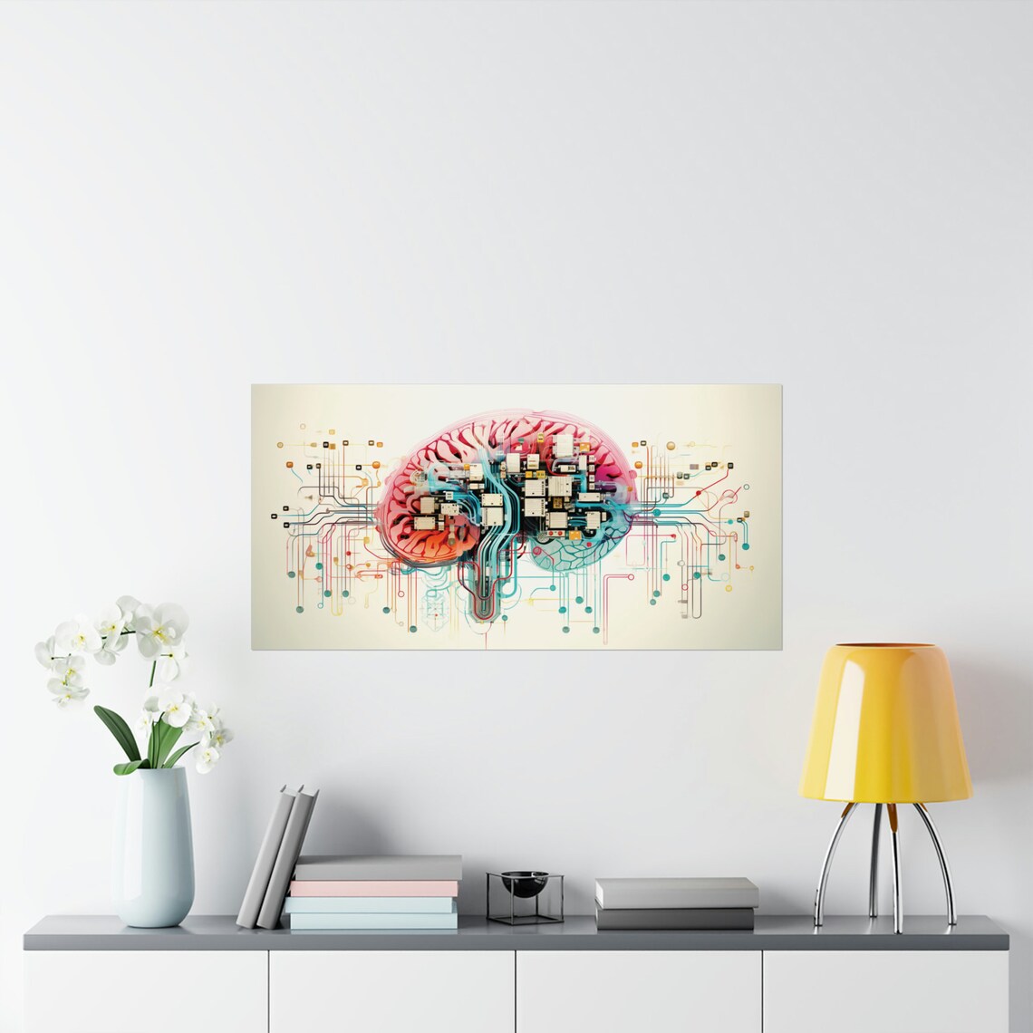 Poster Art, Neurocircuitry, Educational Inspiration, Colorful Techno ...
