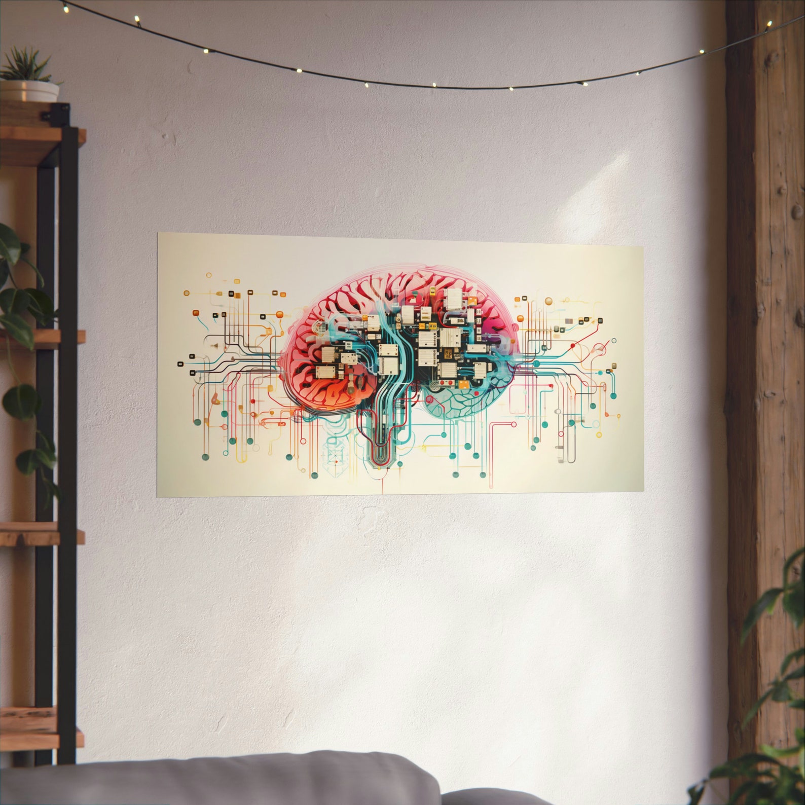 Poster Art, Neurocircuitry, Educational Inspiration, Colorful Techno ...