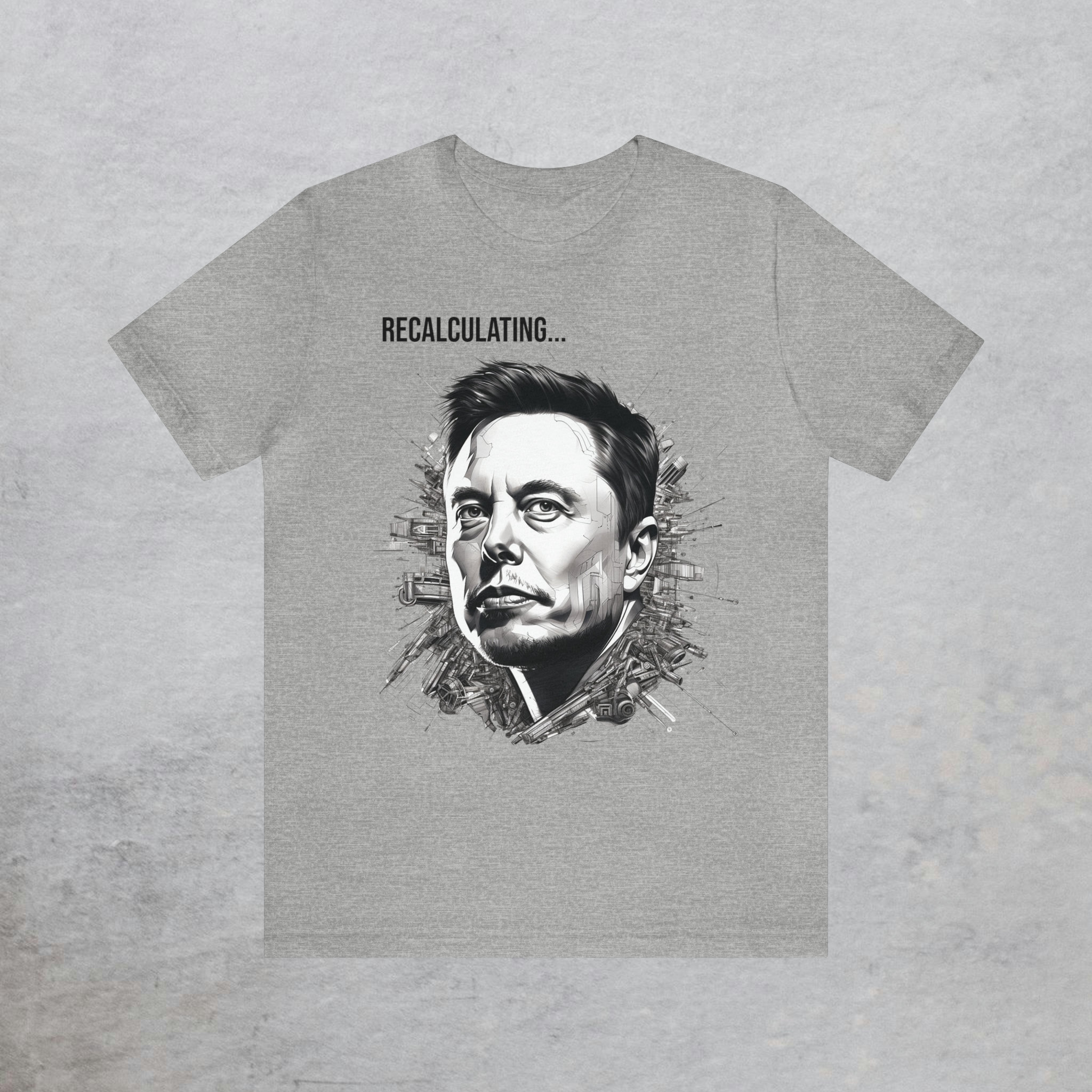 Recalculating Elon Musk Tee Tesla Pun Tee Unisex Jersey - Etsy