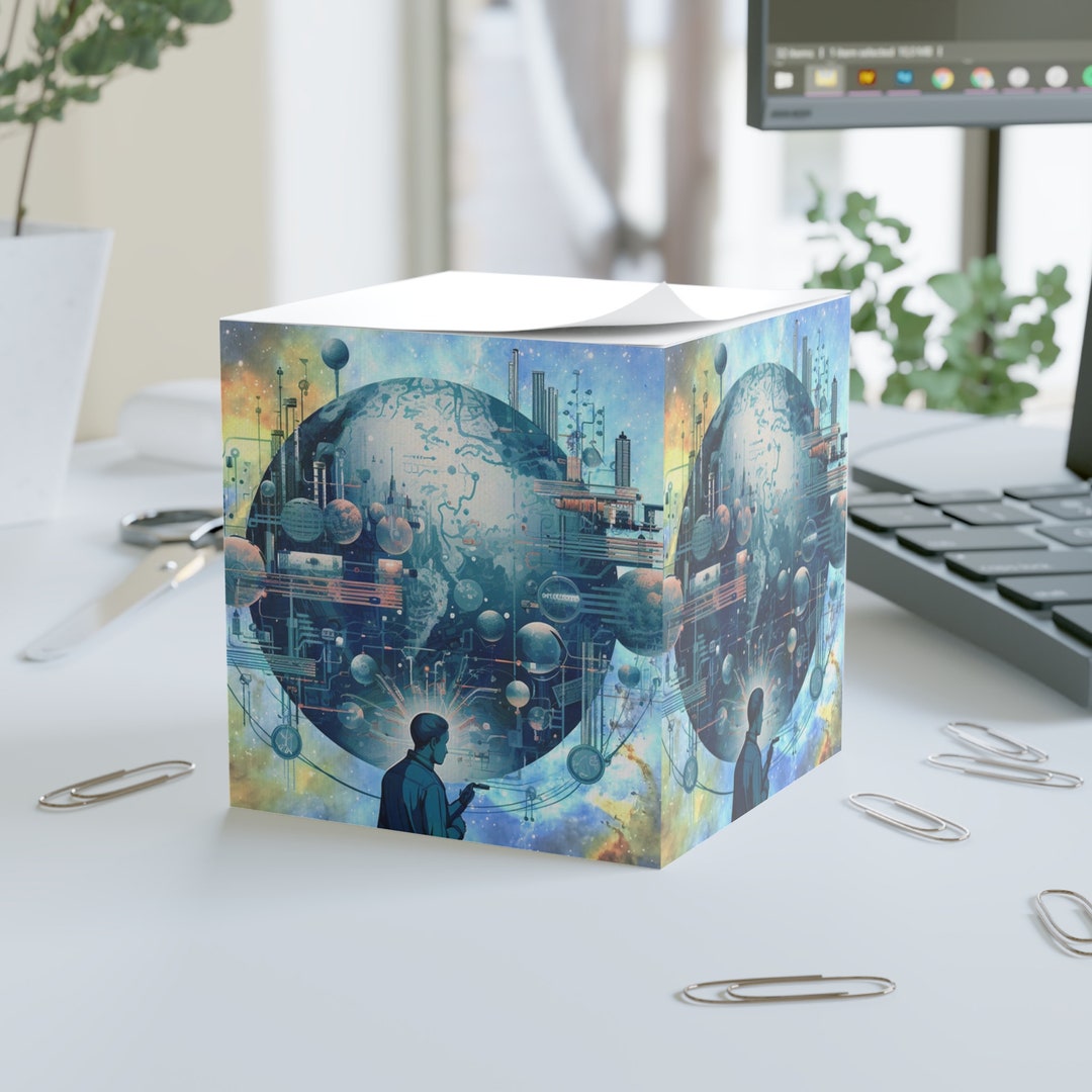 The Color and the Shape Note Cube - Etsy