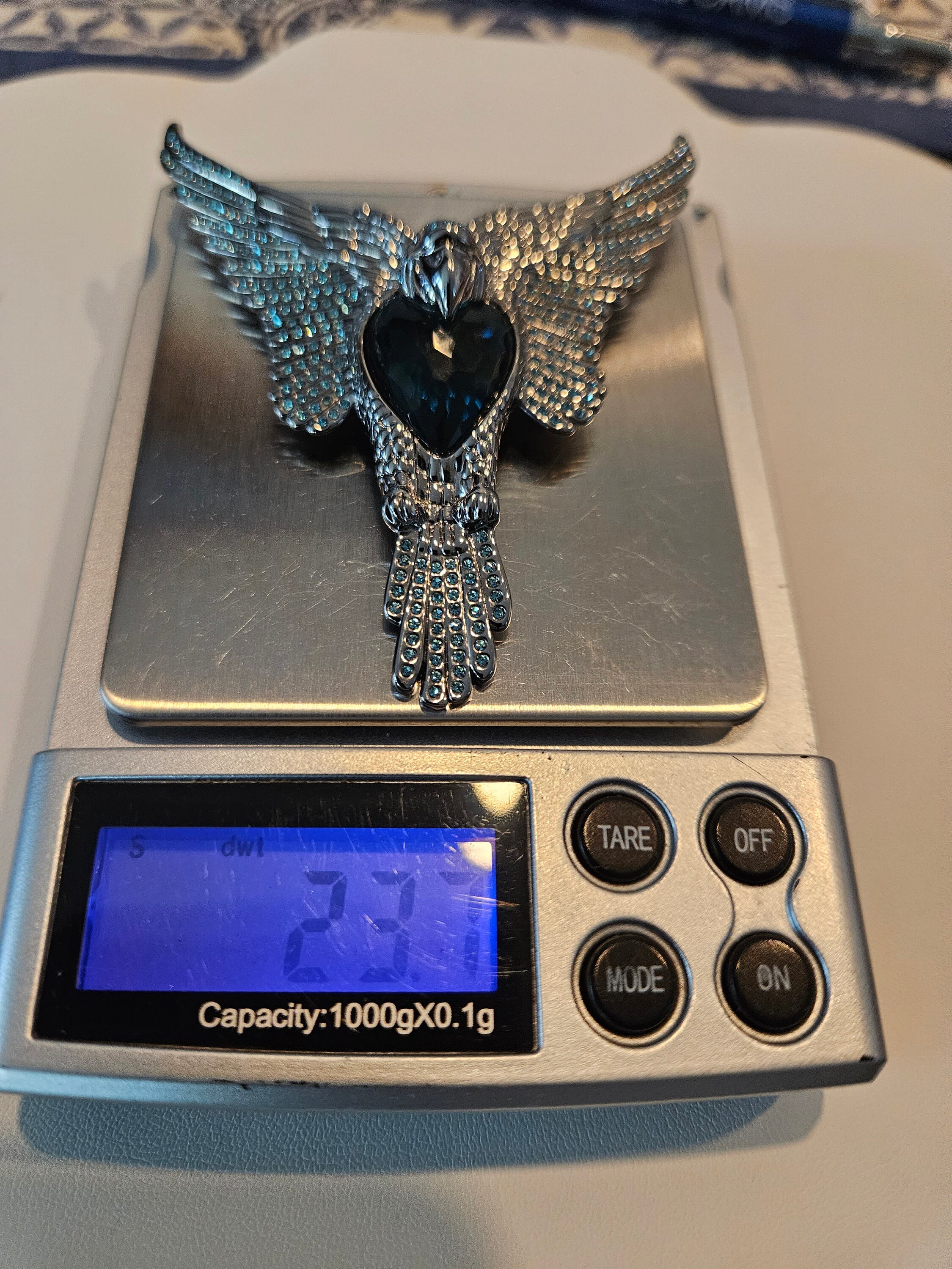 Swarovski Crystal Phoenix Rising Statement Brooch / Pin - Etsy