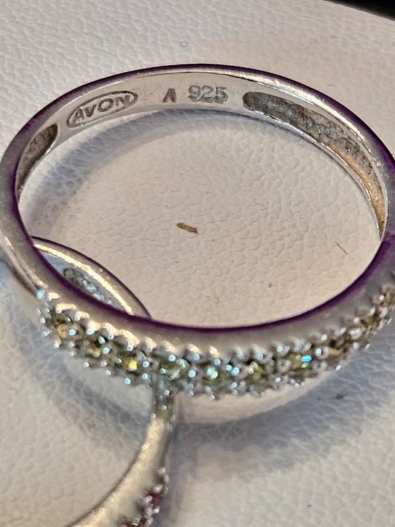 Vintage Avon Double Deck Engagement Rings, Sterling S… - Gem
