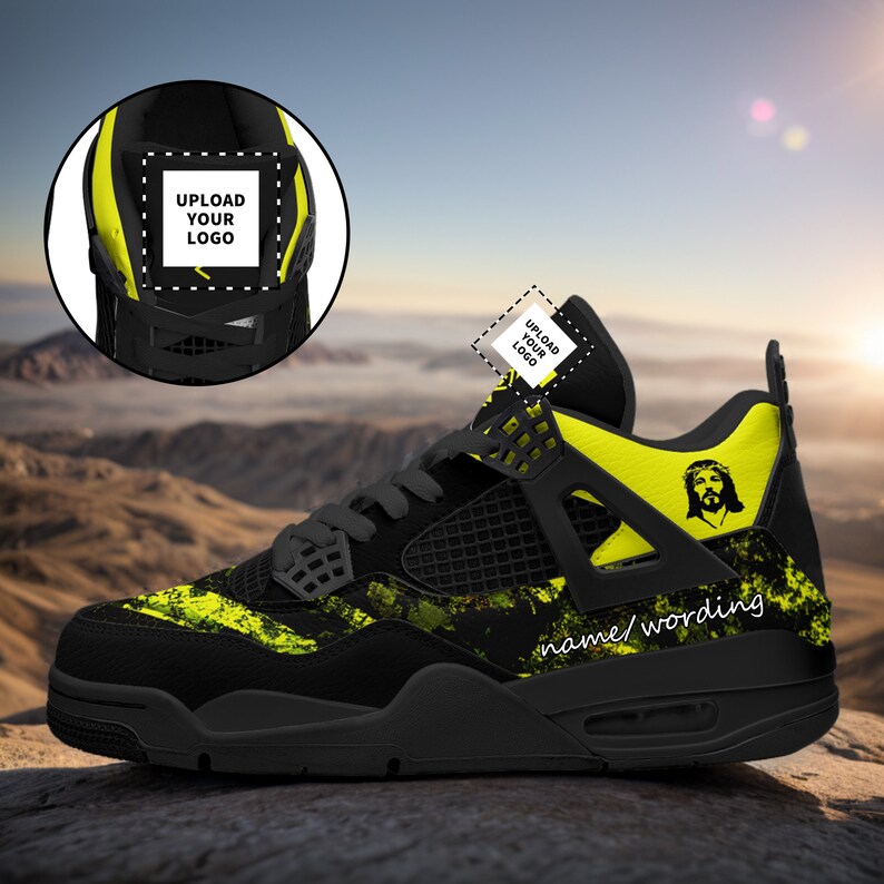 Custom Jesus Shoes,personalized Comfortable Lace up High Quality ...