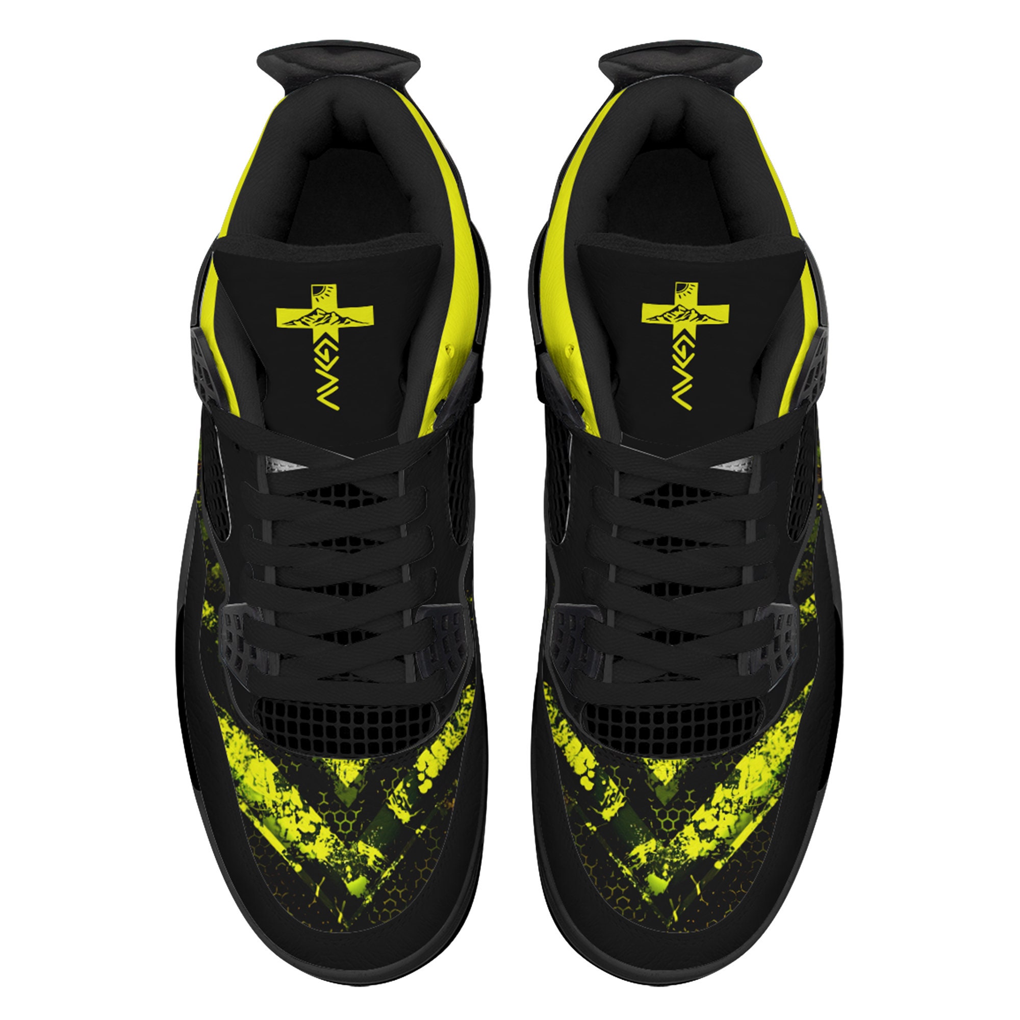 Custom Jesus Shoes,personalized Comfortable Lace up High Quality ...