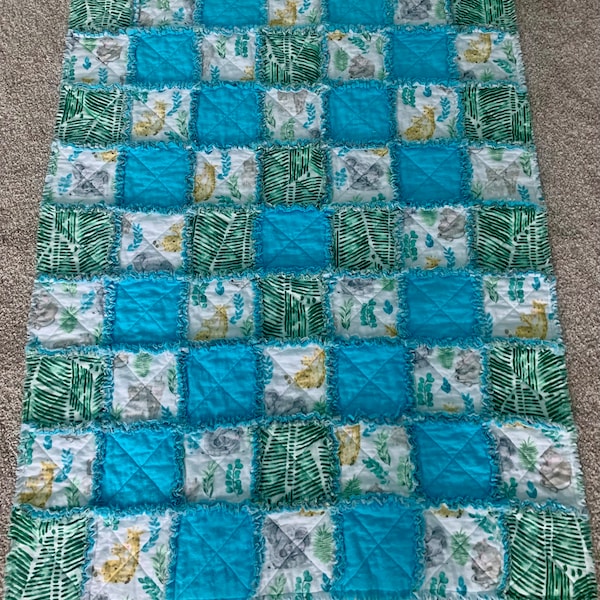 Monkey Rag Quilt - Etsy