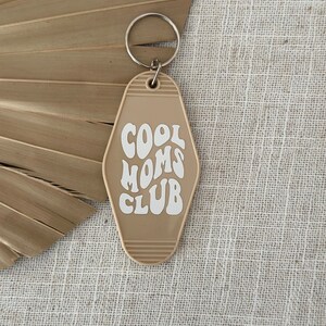 Cool Moms Club Keychain, Motel Keychain, Summer Accessory, Retro ...