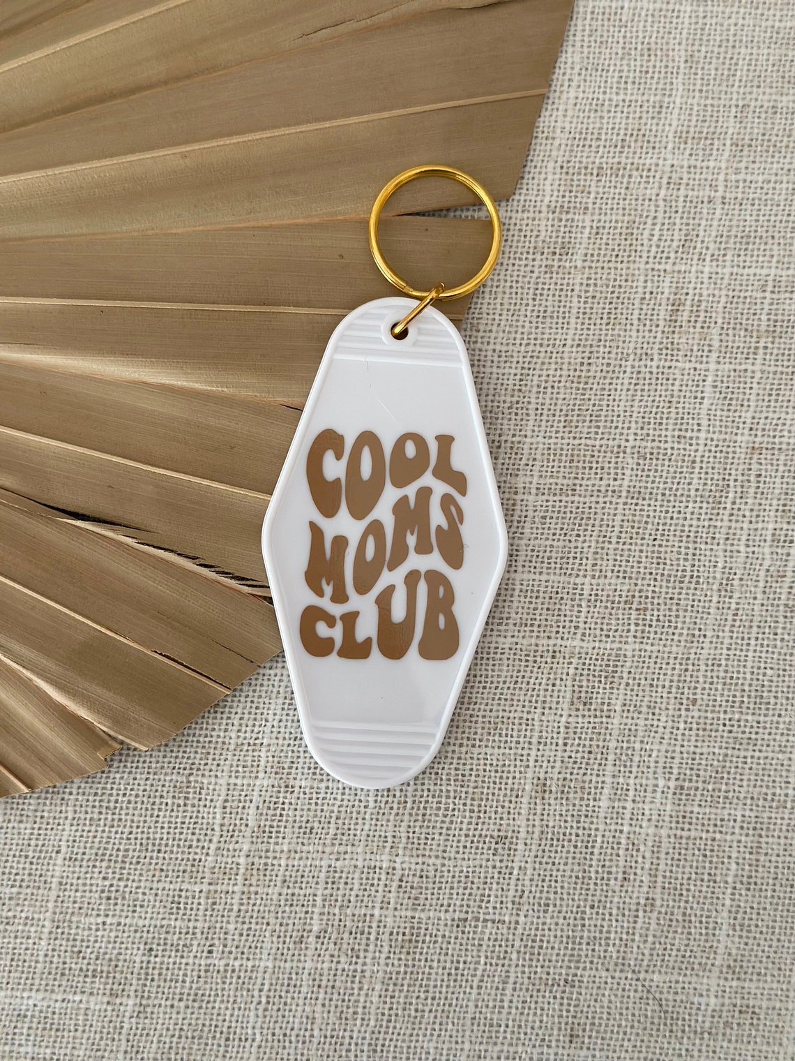 Cool Moms Club Keychain, Motel Keychain, Summer Accessory, Retro ...