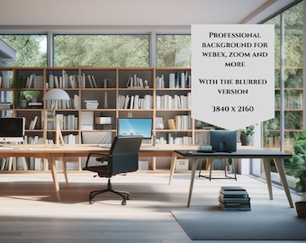 Virtual Background Zoom Microsoft Teams Webex Skype Google - Etsy