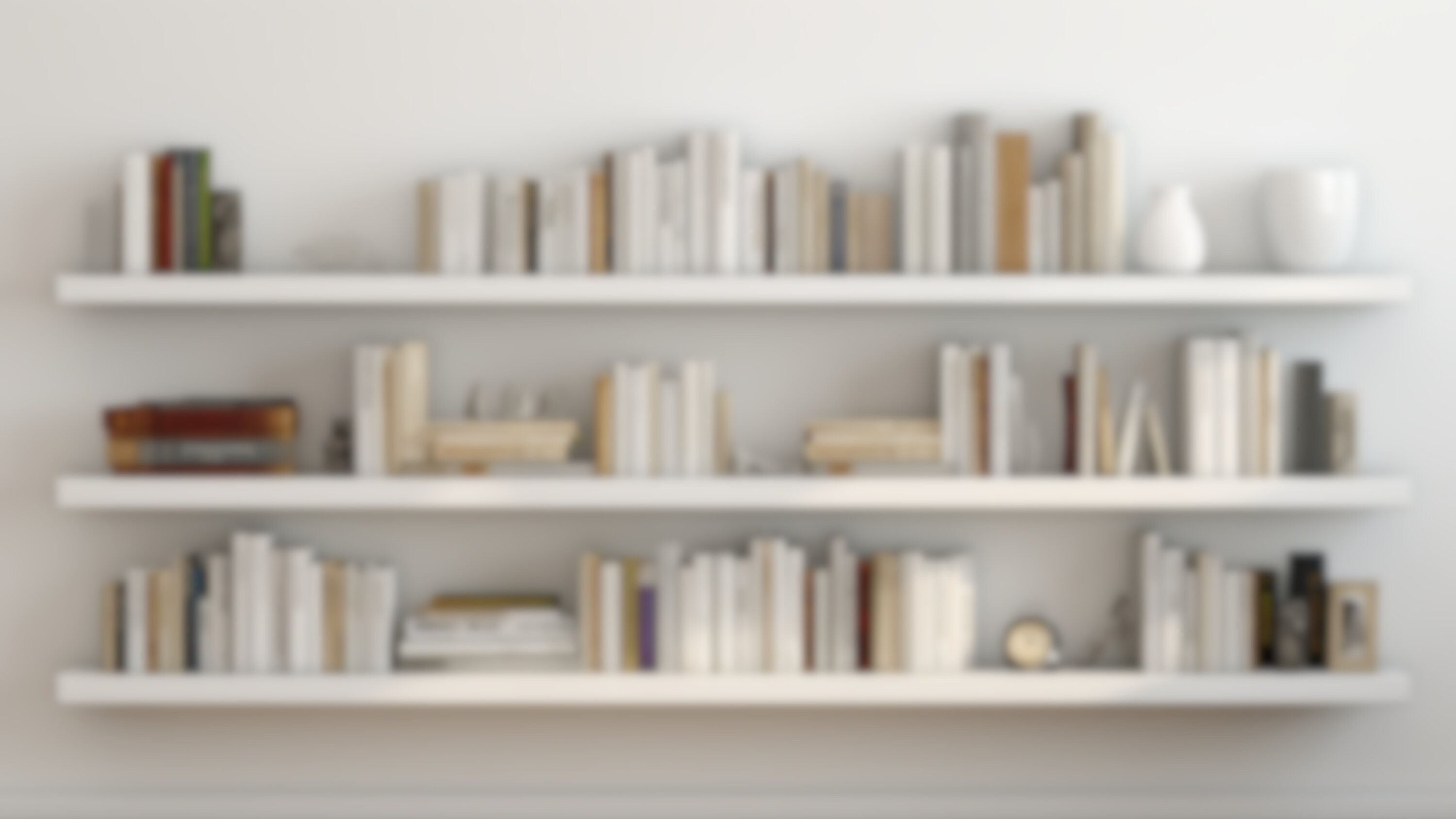 Bookshelf Background With Blurred Version | Virtual Meeting Office ...