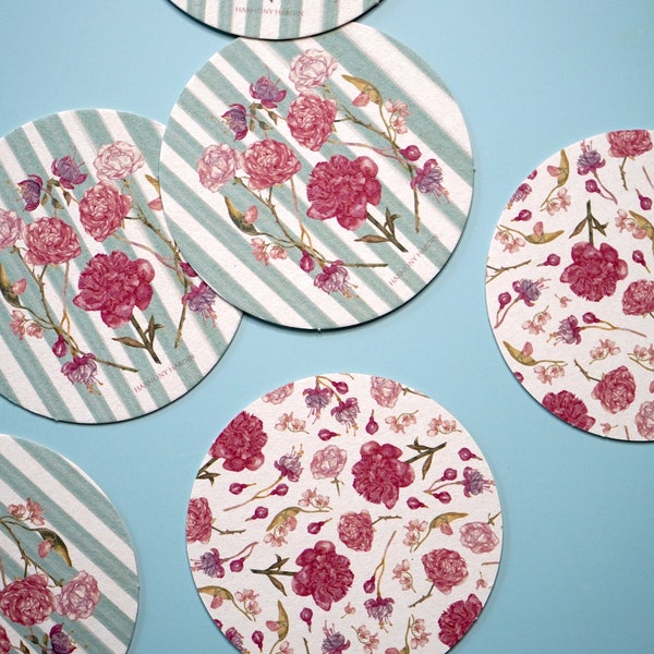 Cardboard Coasters - Etsy