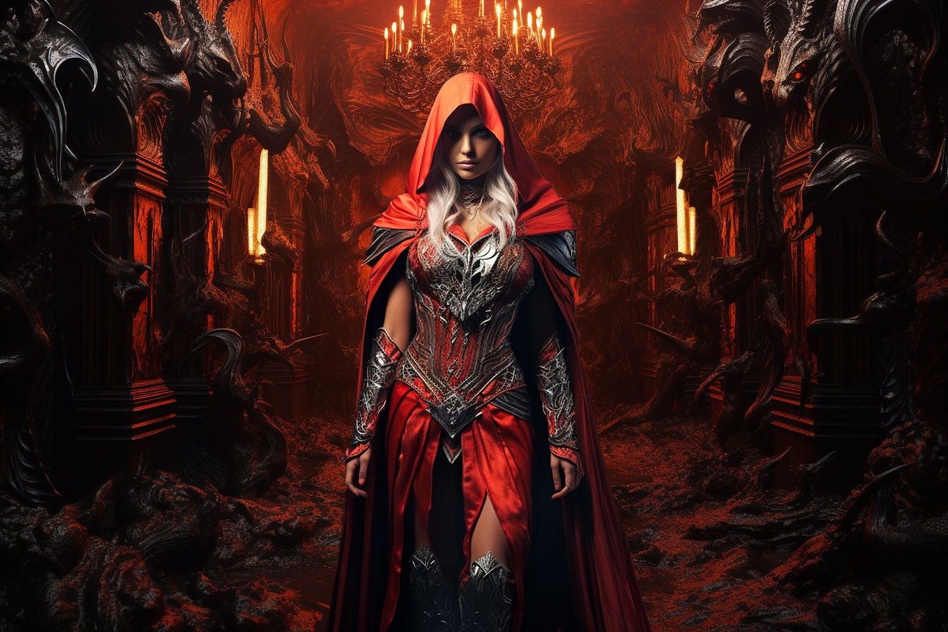 Fiery Hell Backdrops. Digital Download. Cosplay Backdrop or Halloween ...