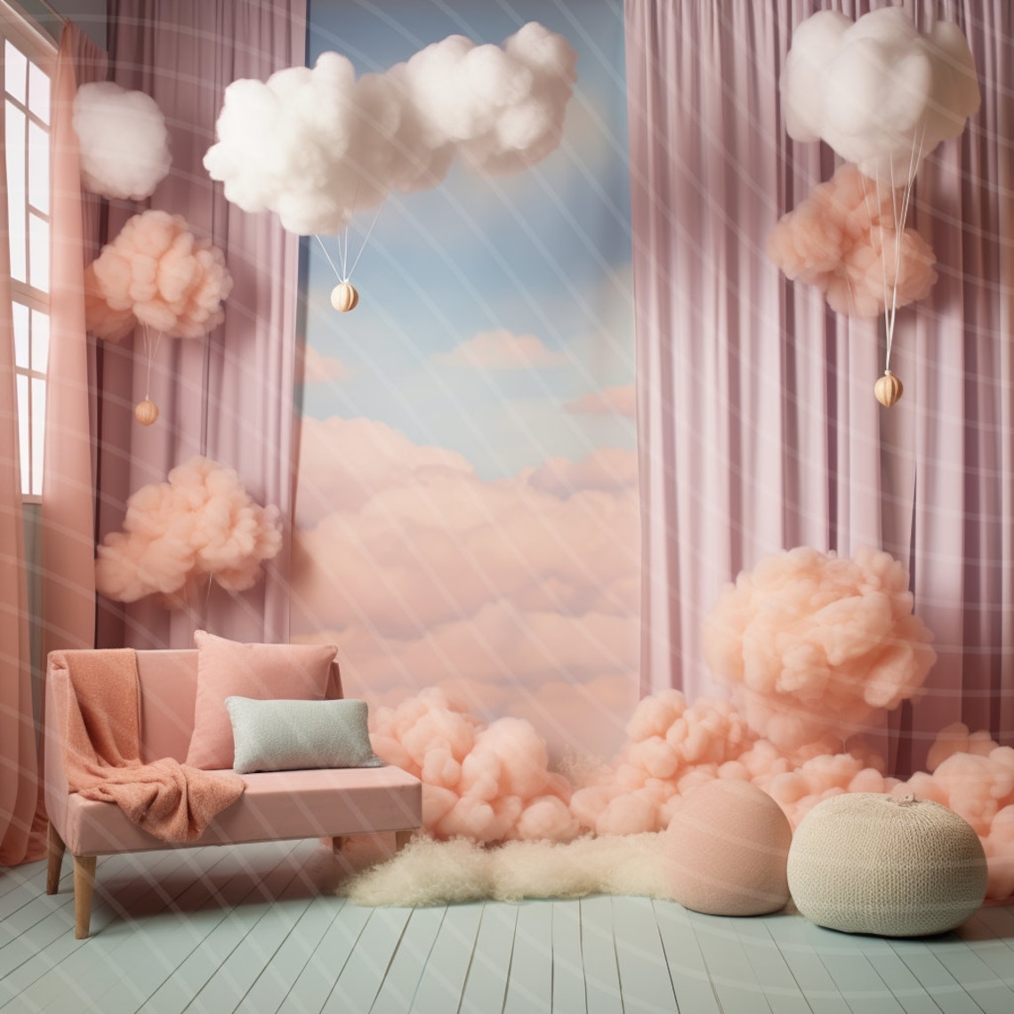 Kid Portrait Background for Photoshop Backdrop of Playroom for Kid ...