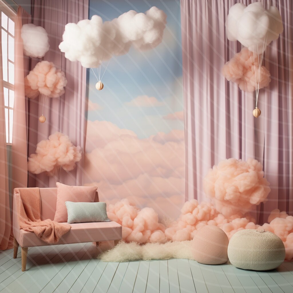 Kid Portrait Background for Photoshop Backdrop of Playroom for Kid ...