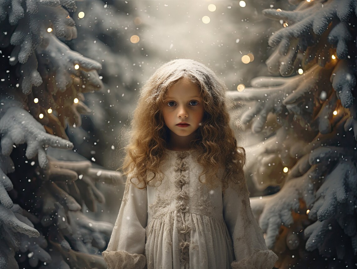 WINTER BACKDROP. Digital Download. Portrait Backdrop. A Single ...